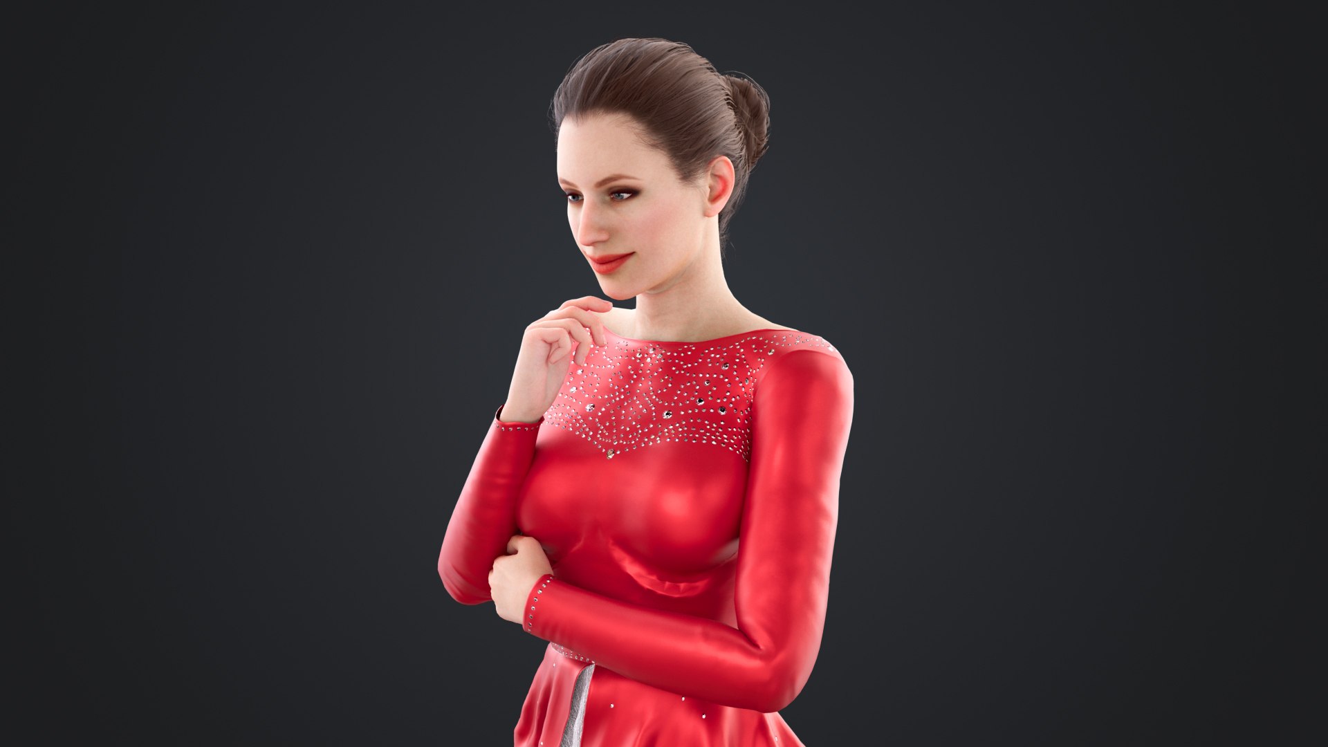 3D Model Figure Skater - TurboSquid 2369994