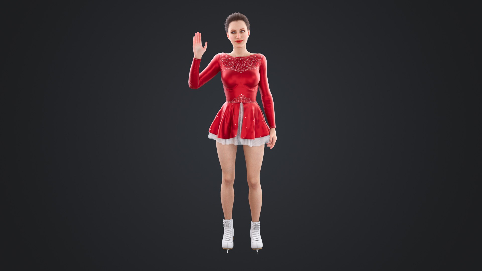 3D Model Figure Skater - TurboSquid 2369994