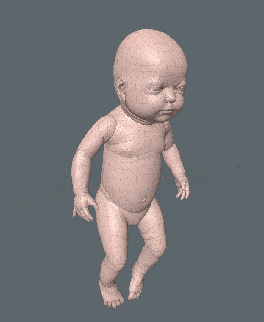 3D model baby human character - TurboSquid 1344789
