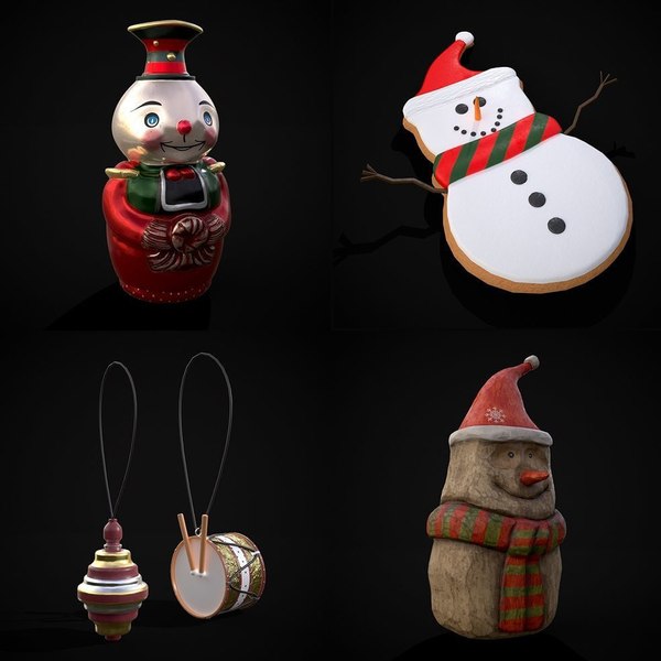 Christmas Prop Mix Fifteen 3D model - TurboSquid 2035049