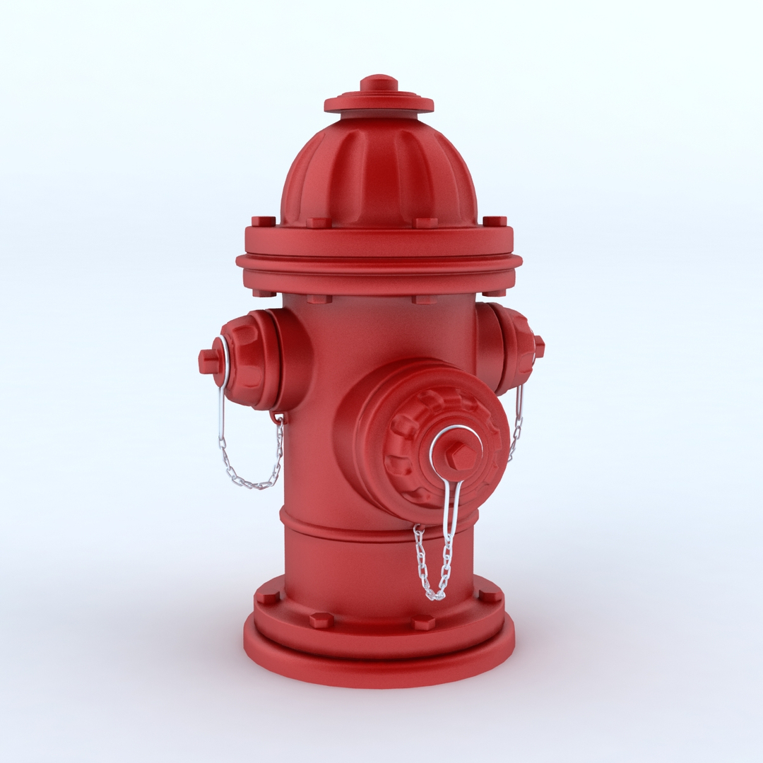 3d Model Hydrant Cartoon