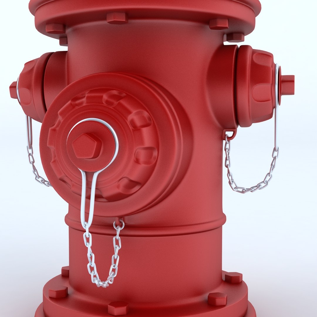 3d Model Hydrant Cartoon