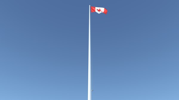 Animated Flag of Canada 3D model - TurboSquid 1748584