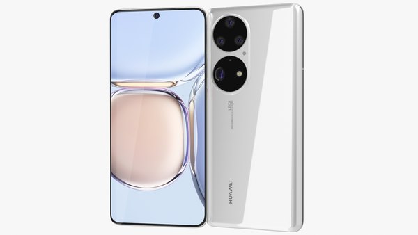 Huawei P50 Pro White 3D model - TurboSquid 1845408