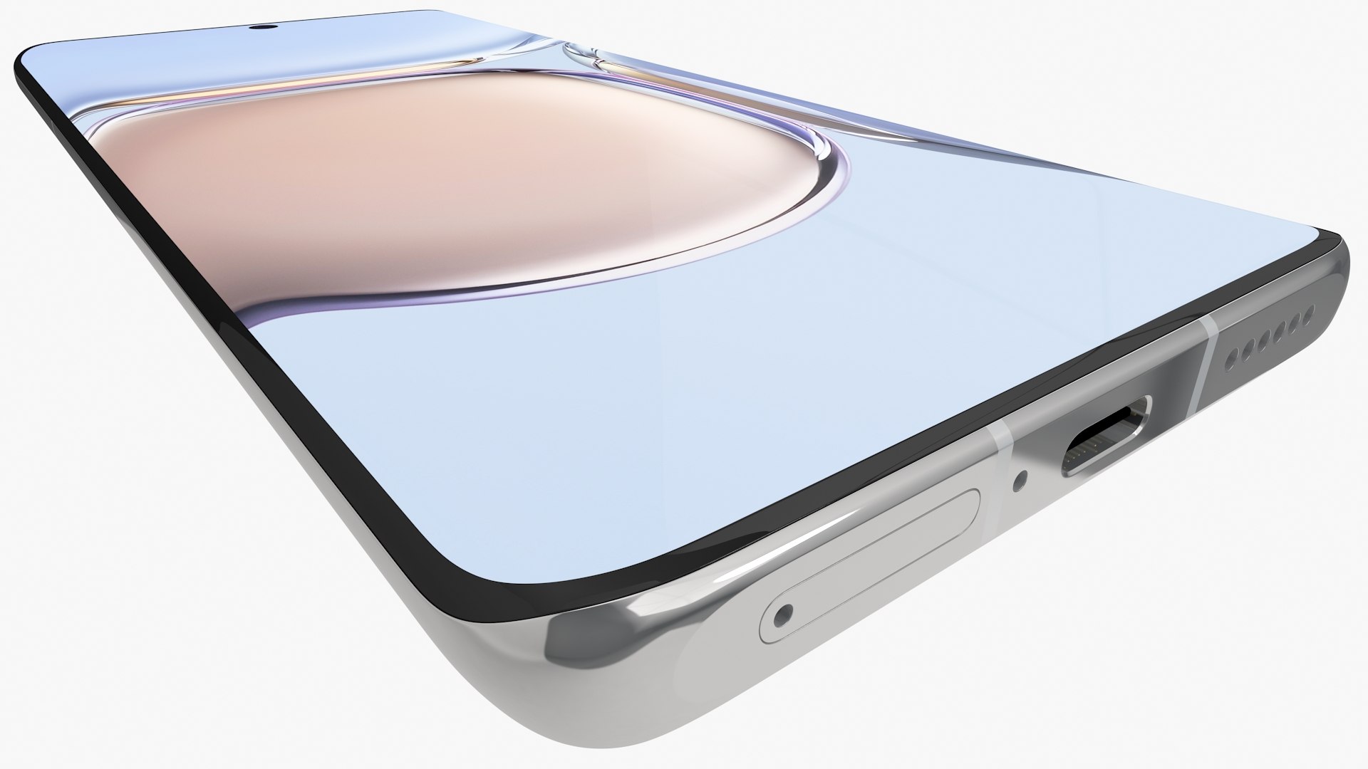 Huawei P50 Pro White 3D Model - TurboSquid 1845408