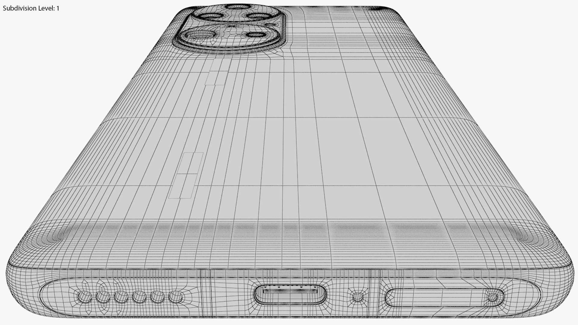 Huawei P50 Pro White 3D Model - TurboSquid 1845408