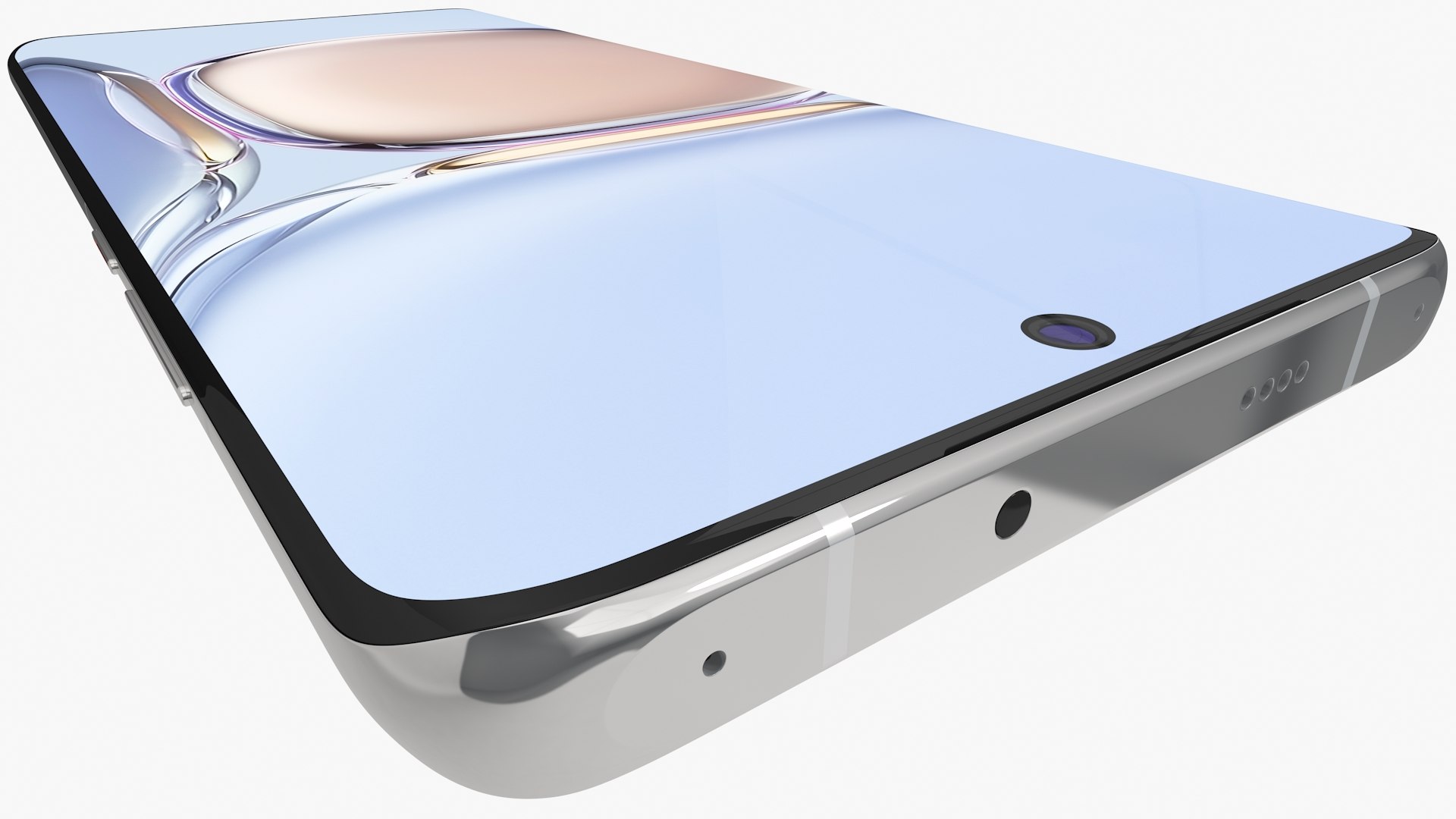Huawei P50 Pro White 3D Model - TurboSquid 1845408