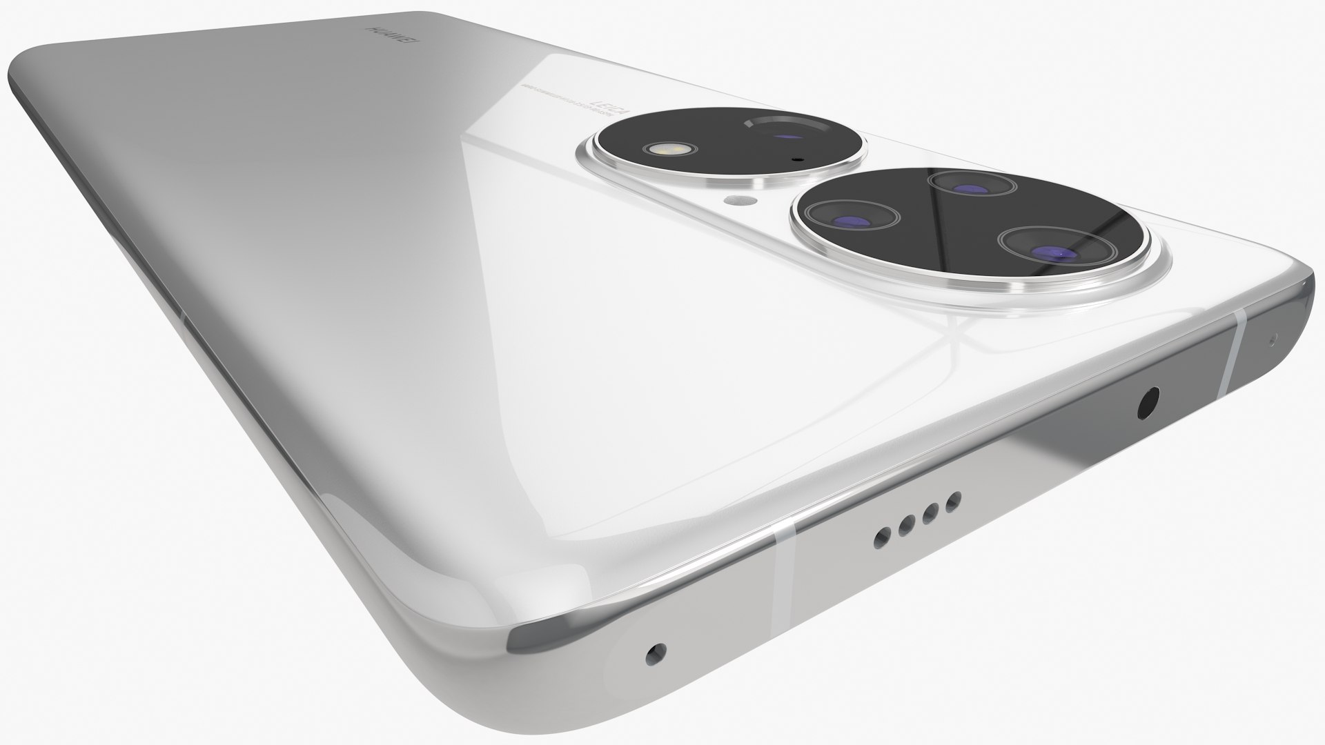 Huawei P50 Pro White 3D Model - TurboSquid 1845408