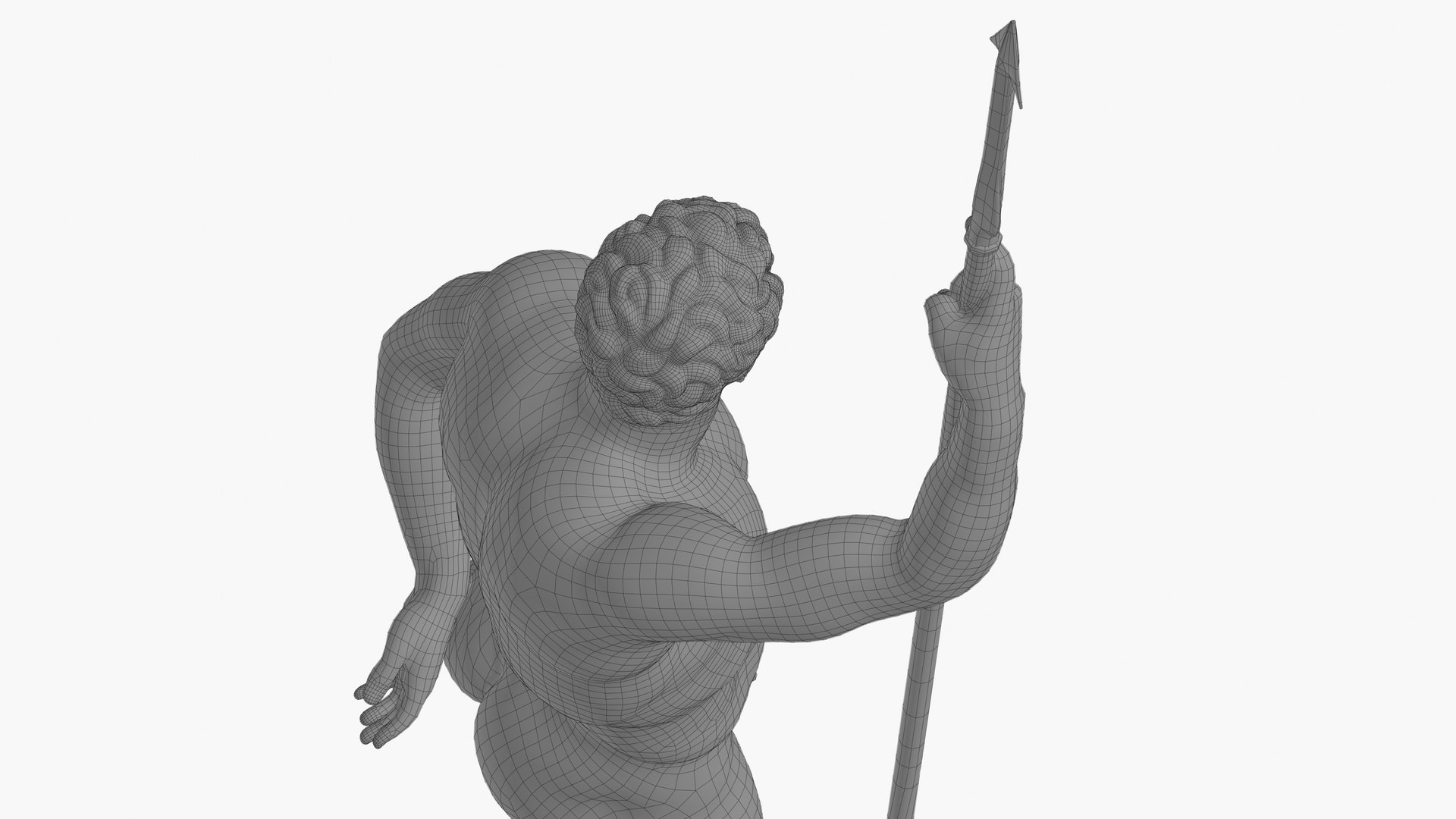 3D Greek Soldier Sculpture - TurboSquid 1530519