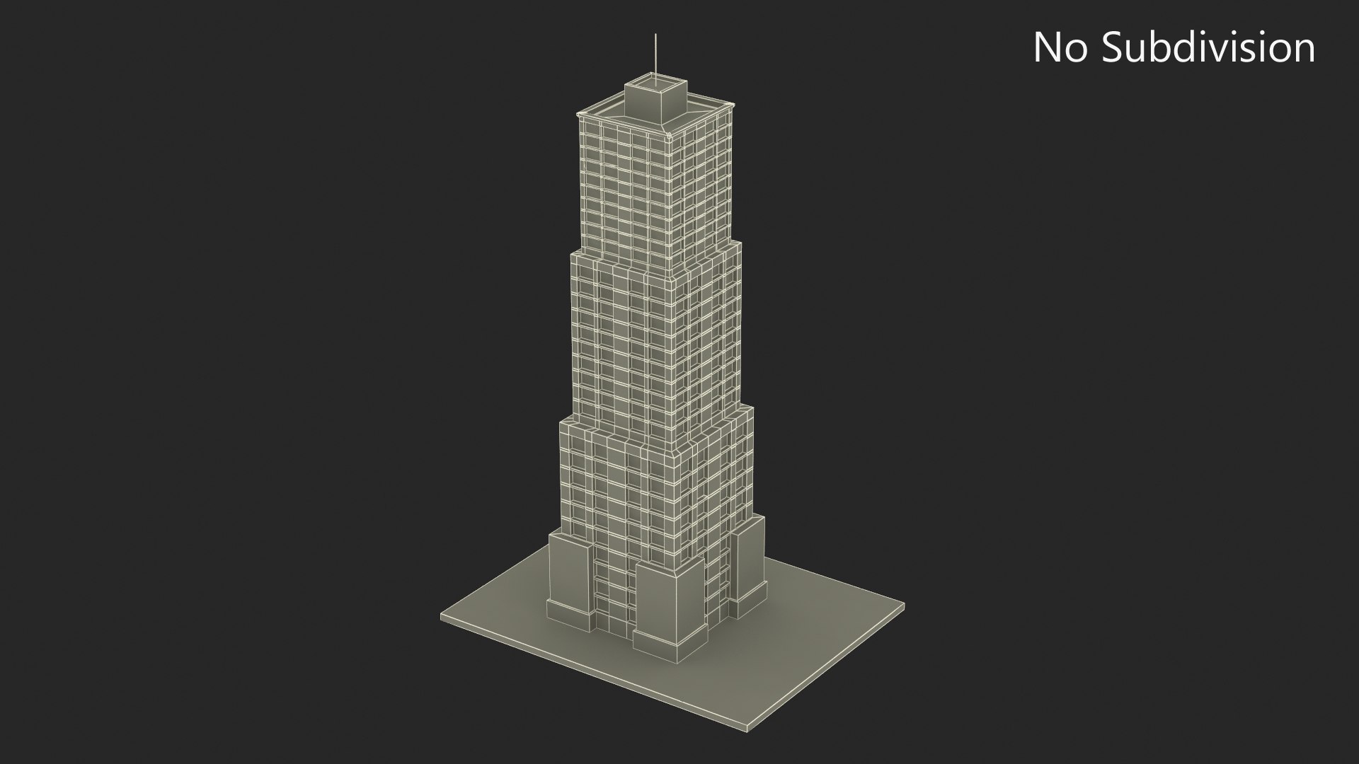 3D Stylized Cartoon Skyscraper Low Poly Red Model - TurboSquid 2416899