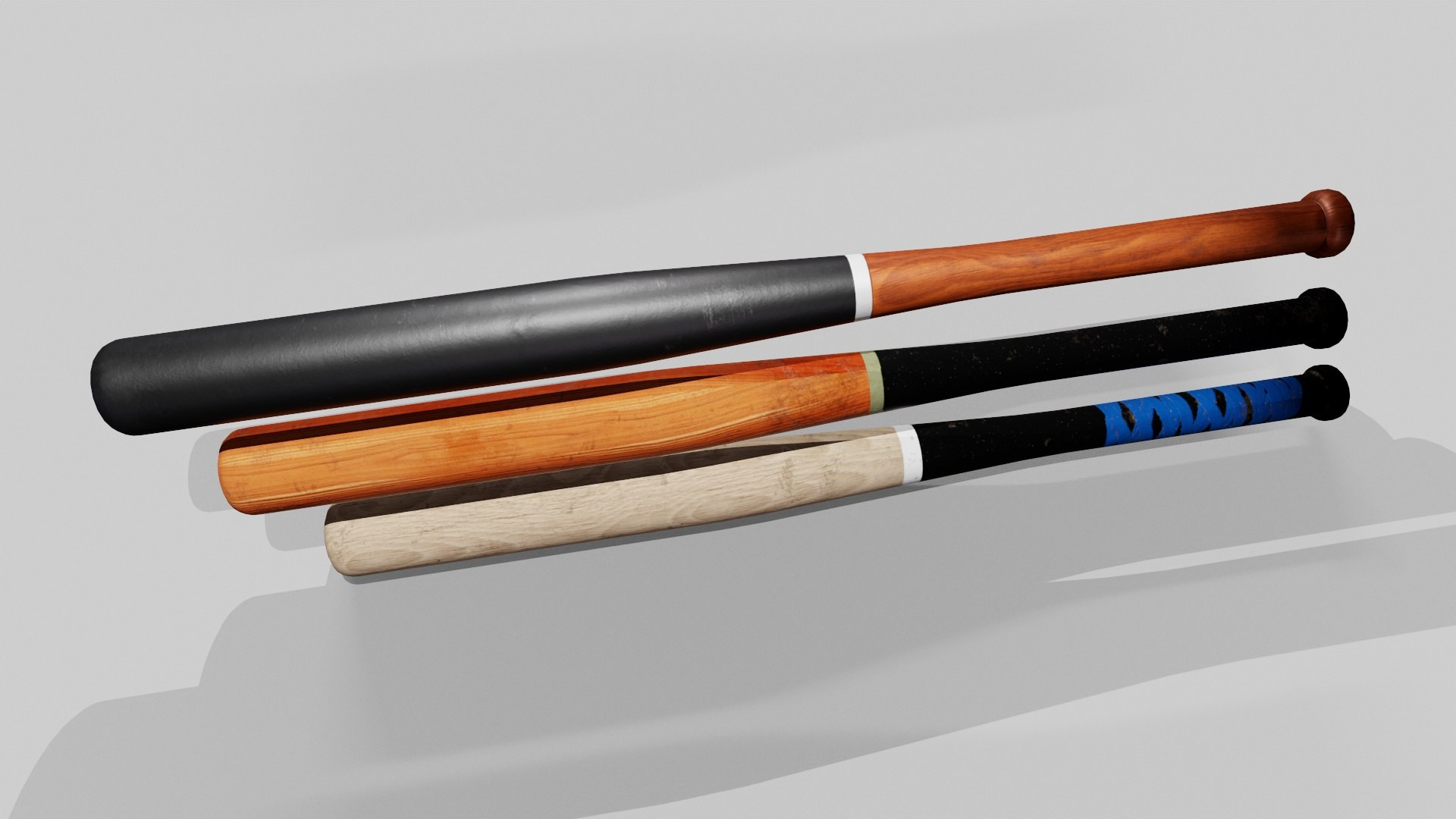 3D Model Baseball Bat Pack - TurboSquid 2177372