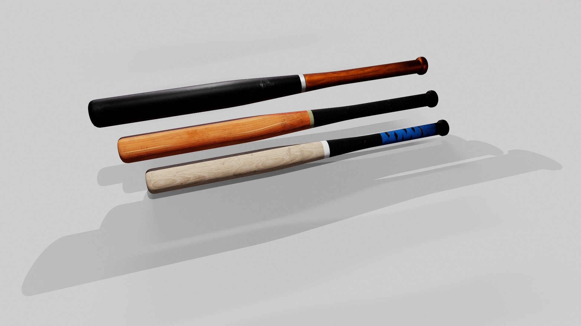 3D Model Baseball Bat Pack - TurboSquid 2177372