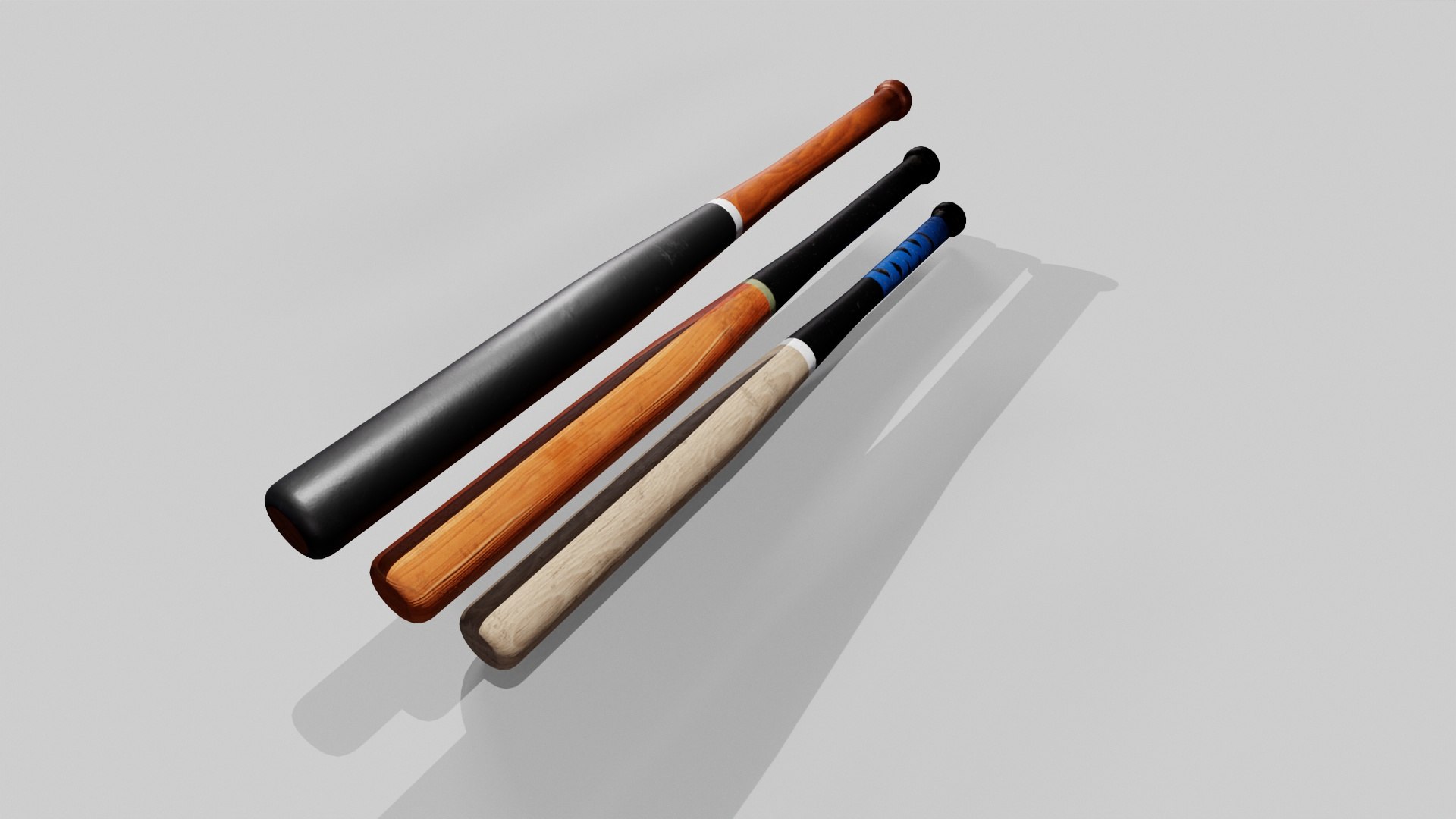 3D Model Baseball Bat Pack - TurboSquid 2177372