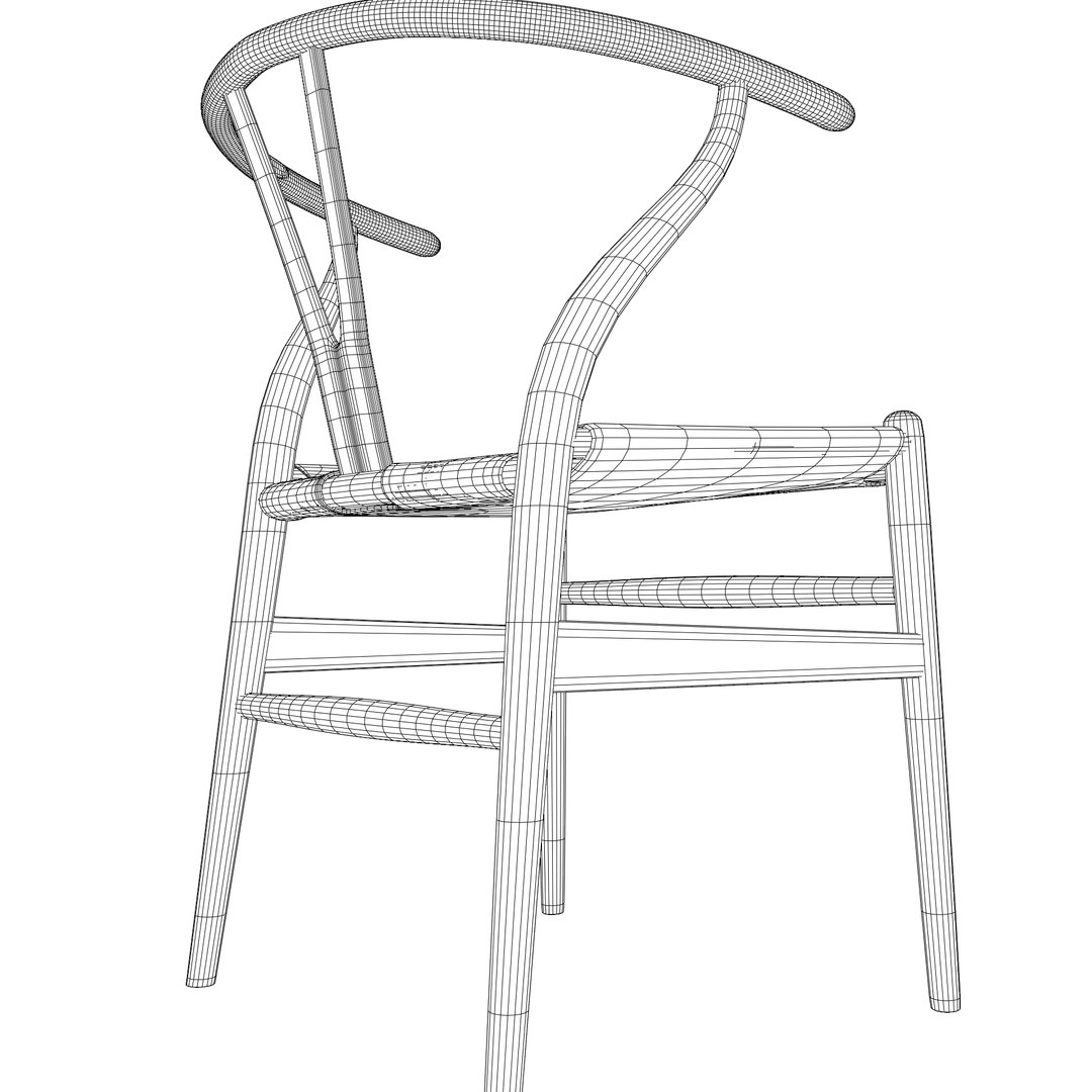 Ch24 Wishbone Chair 3D Model - TurboSquid 1788882