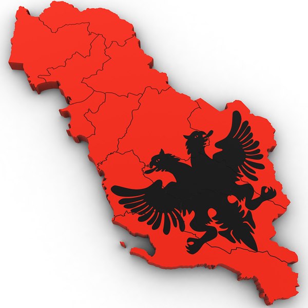 Albania country 3D model - TurboSquid 1301961