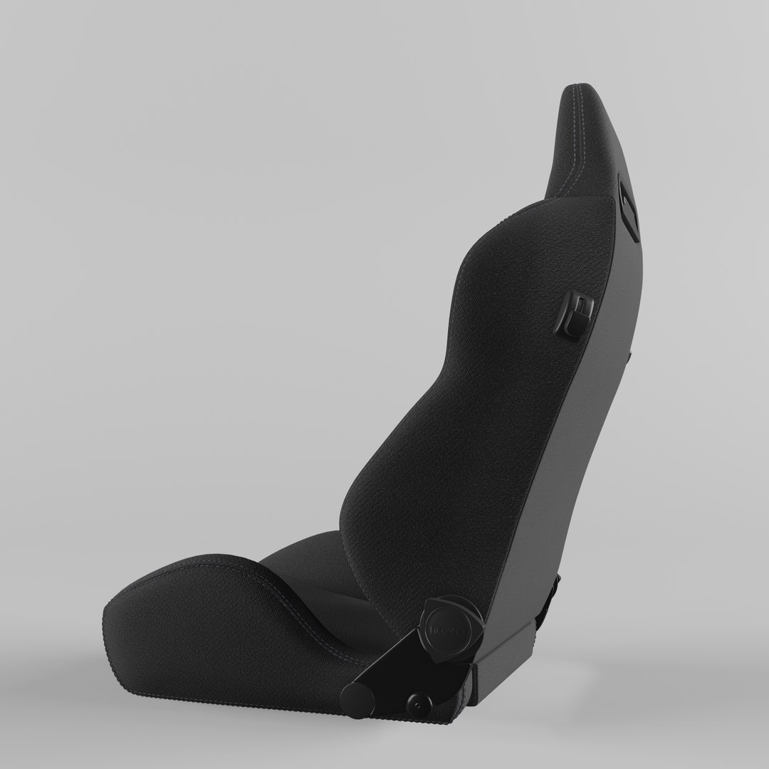 3D RECARO Speed Logo White Seat - TurboSquid 1773164