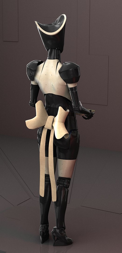 3d Model Attendance Robot