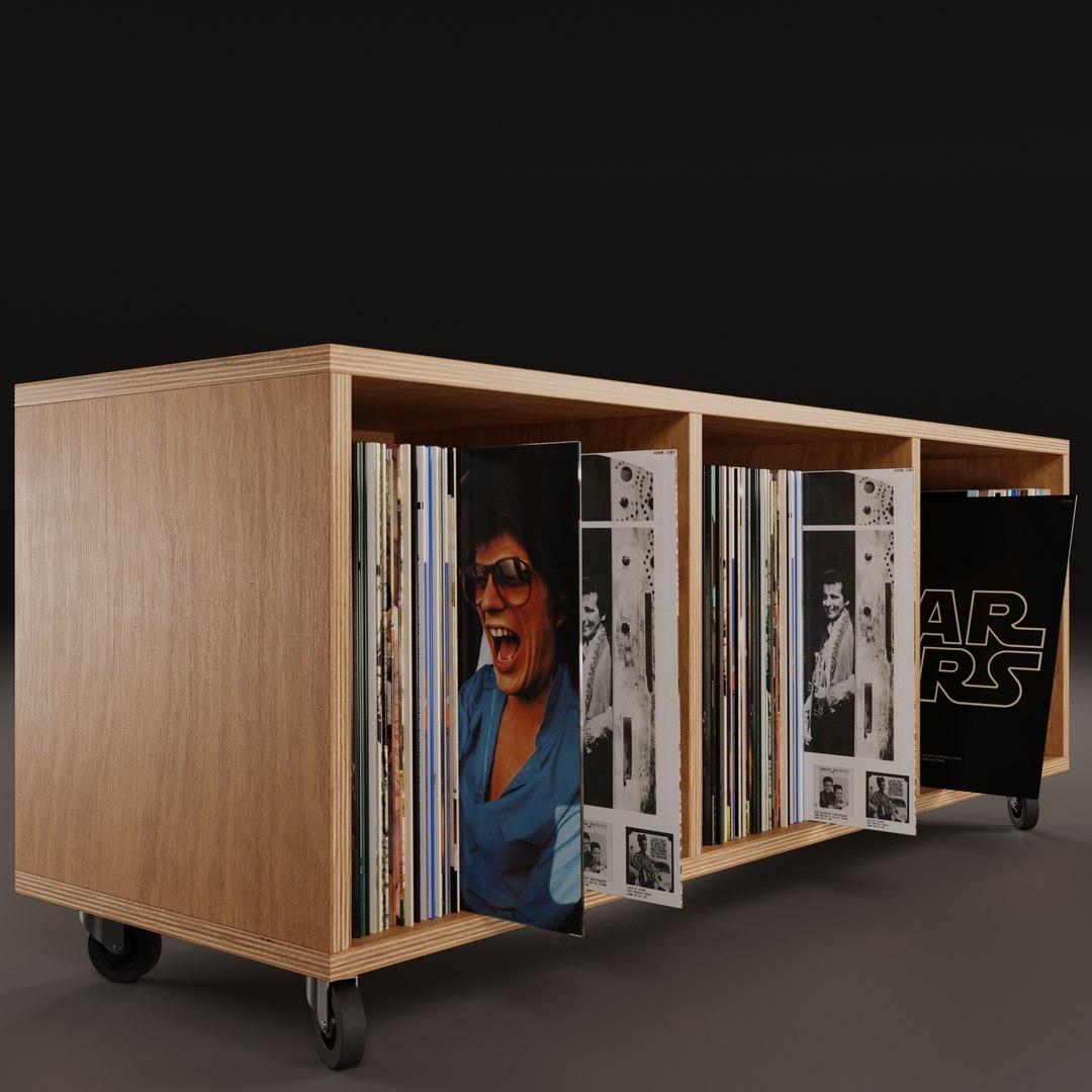 3D Vinyl Storage No-36 - TurboSquid 1891859