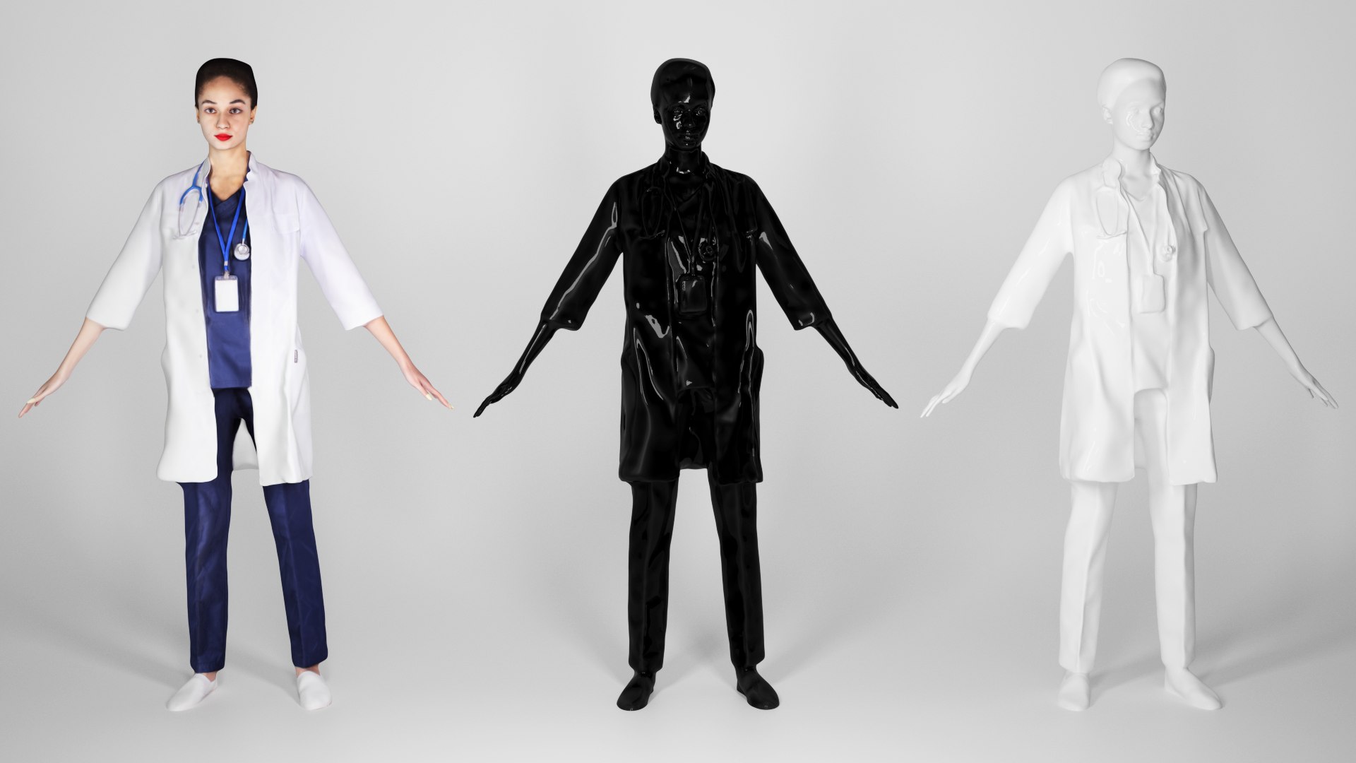 Ready A-pose Rigging Model - TurboSquid 1609485