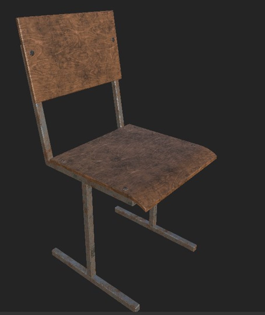 3D Chair Old Soviet - TurboSquid 1236171