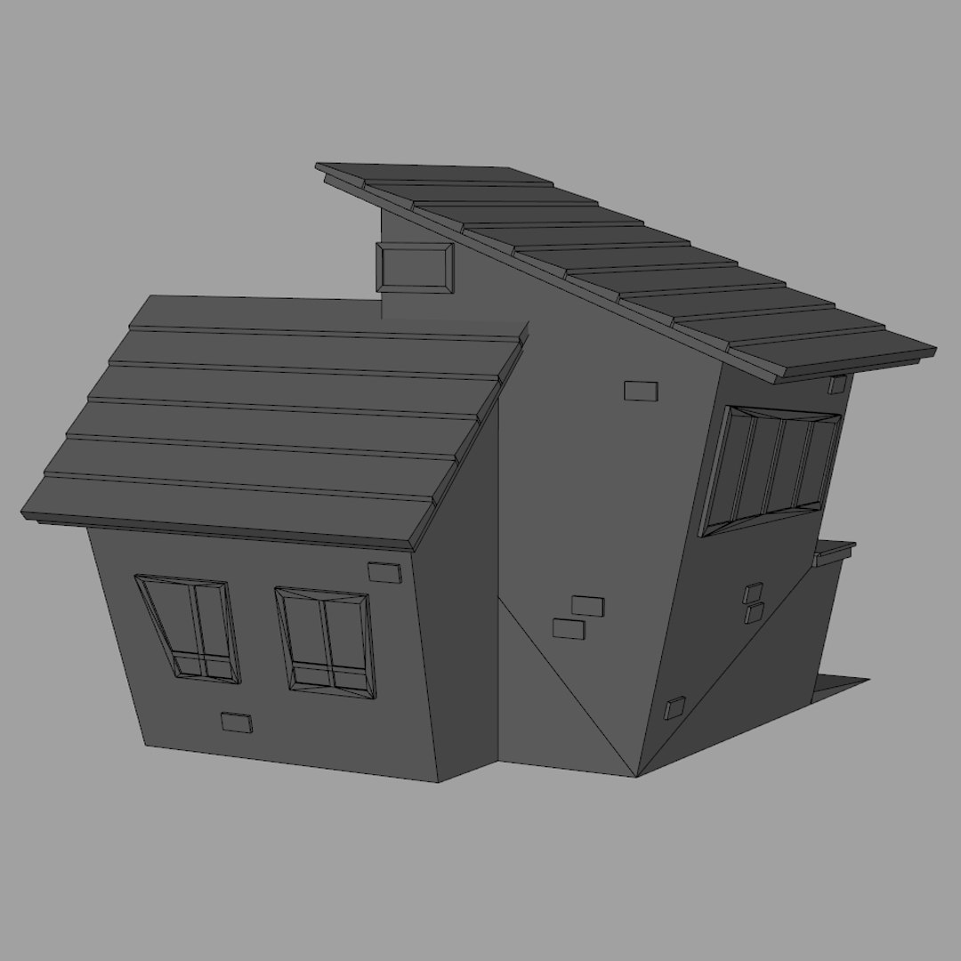Cartoon Modern House 04 3D Model - TurboSquid 1893227