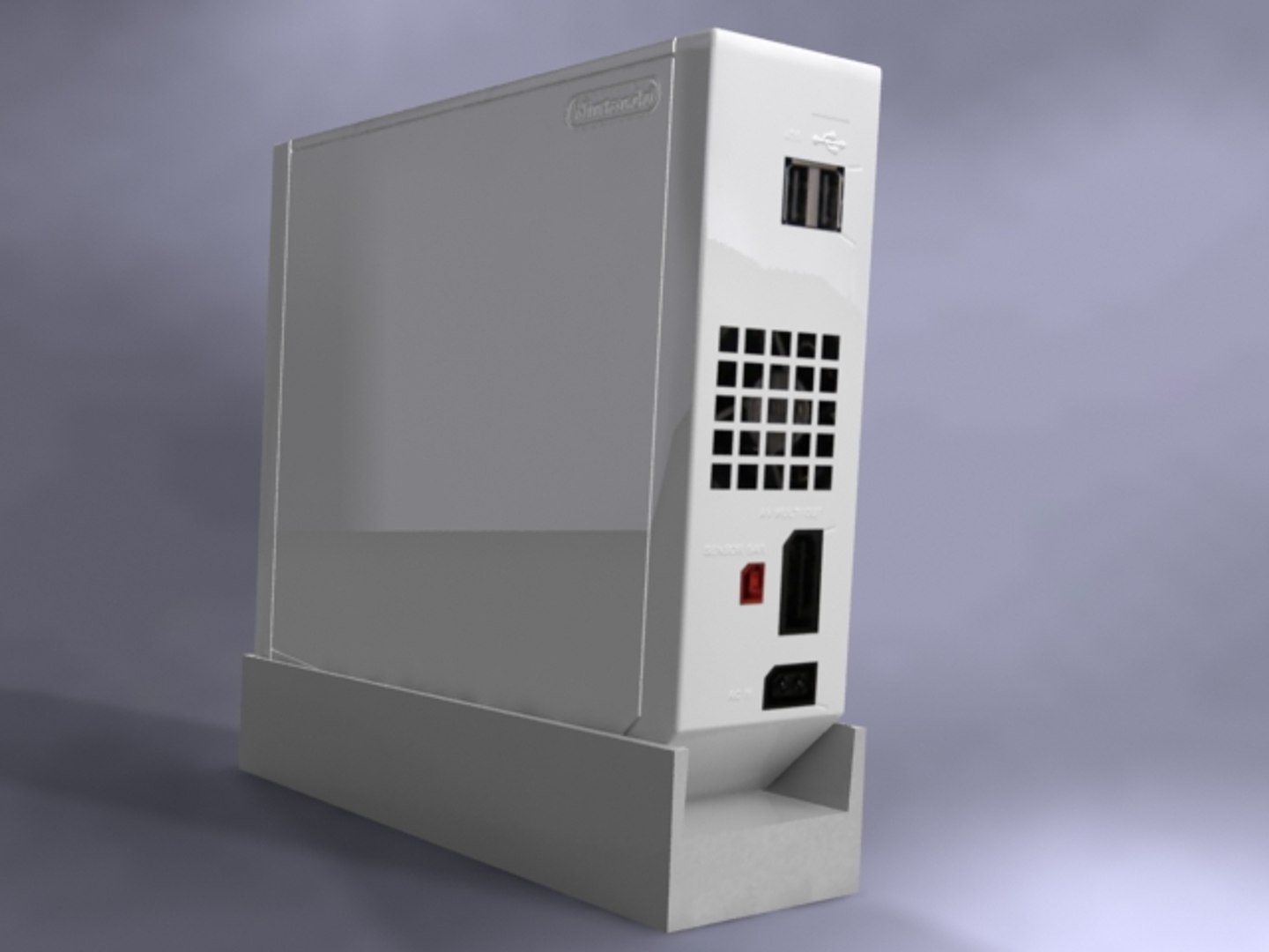 3d Nintendo Wii Model