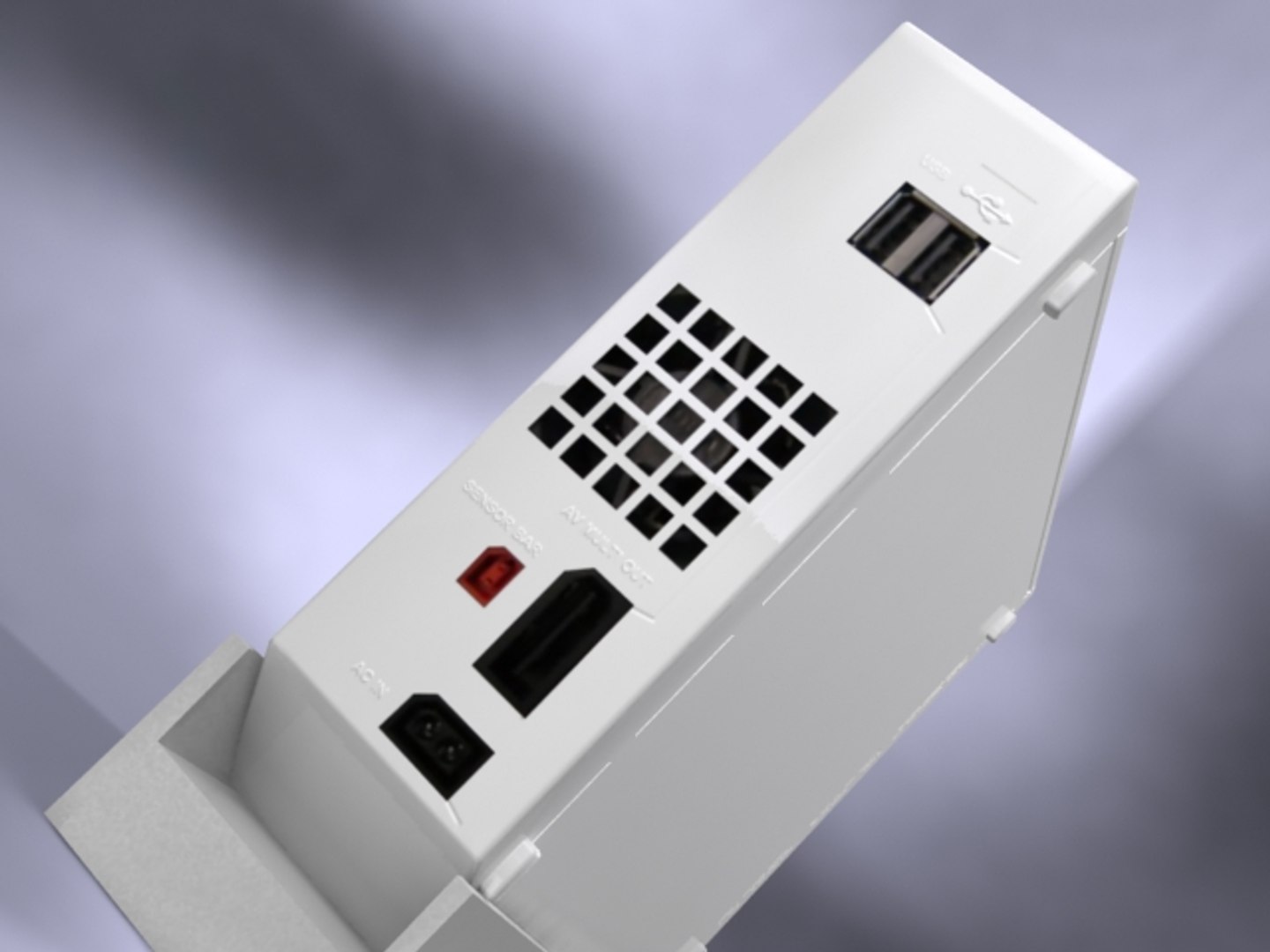 3d Nintendo Wii Model