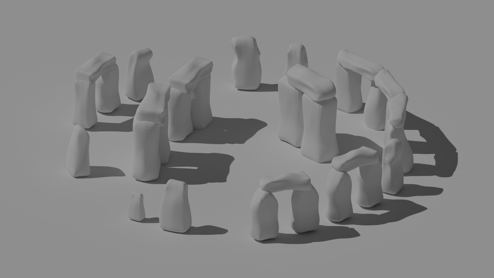 Stonhange 3D Model - TurboSquid 2117131