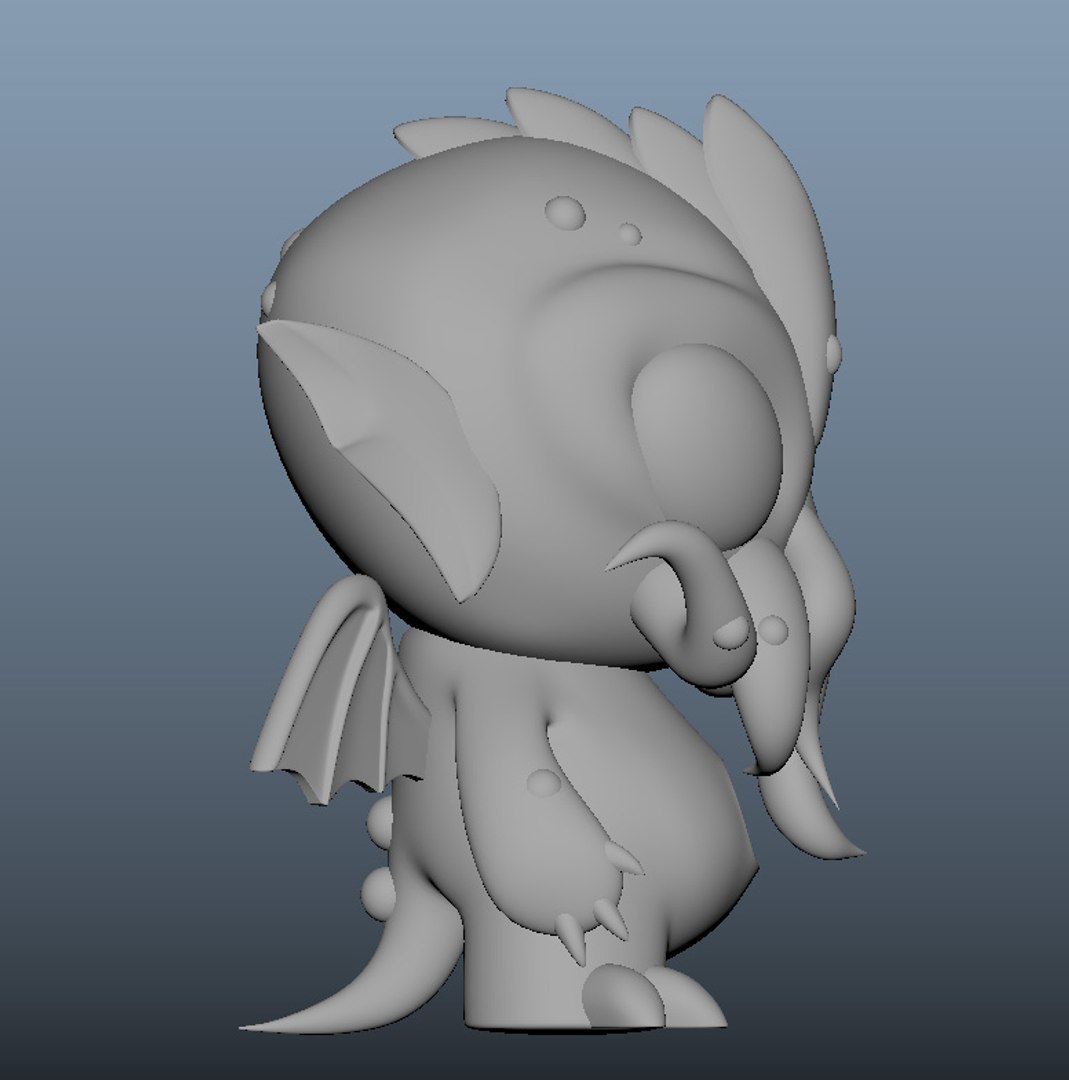Chibi Kuthulu 3D Model - TurboSquid 1281794