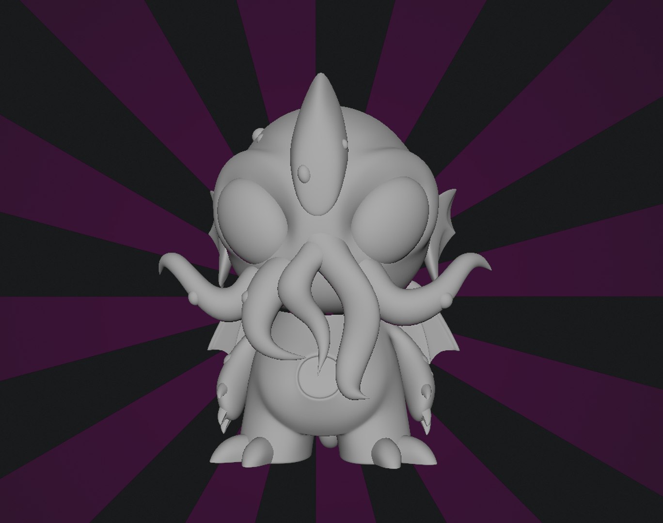 Chibi Kuthulu 3D Model - TurboSquid 1281794