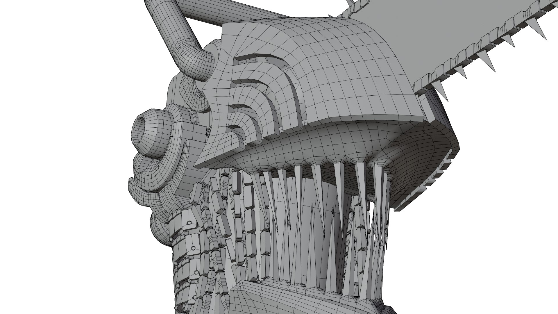 3D Model Chainsaw Man Head - TurboSquid 2190050