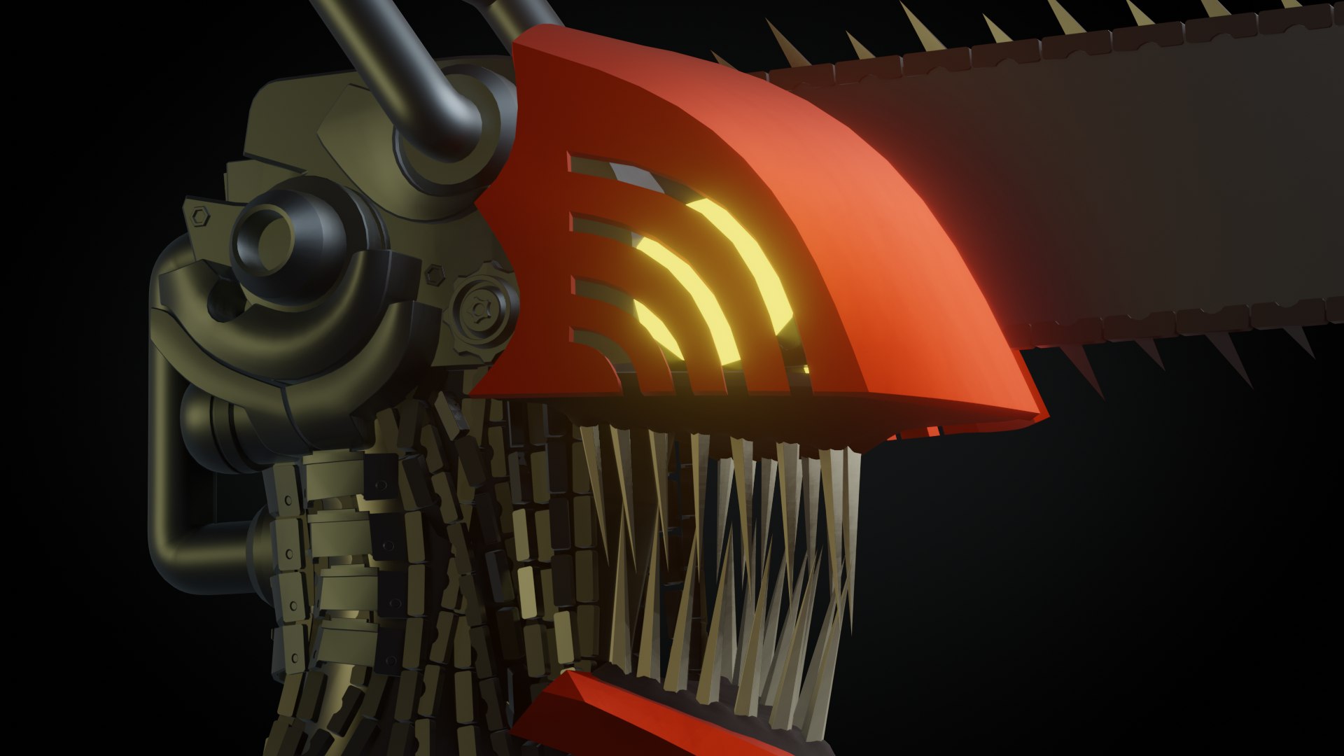 3D Model Chainsaw Man Head - TurboSquid 2190050