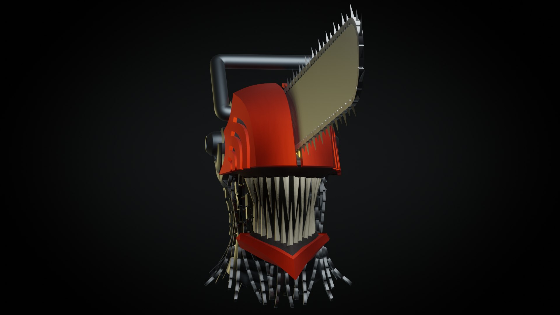 3D Model Chainsaw Man Head - TurboSquid 2190050