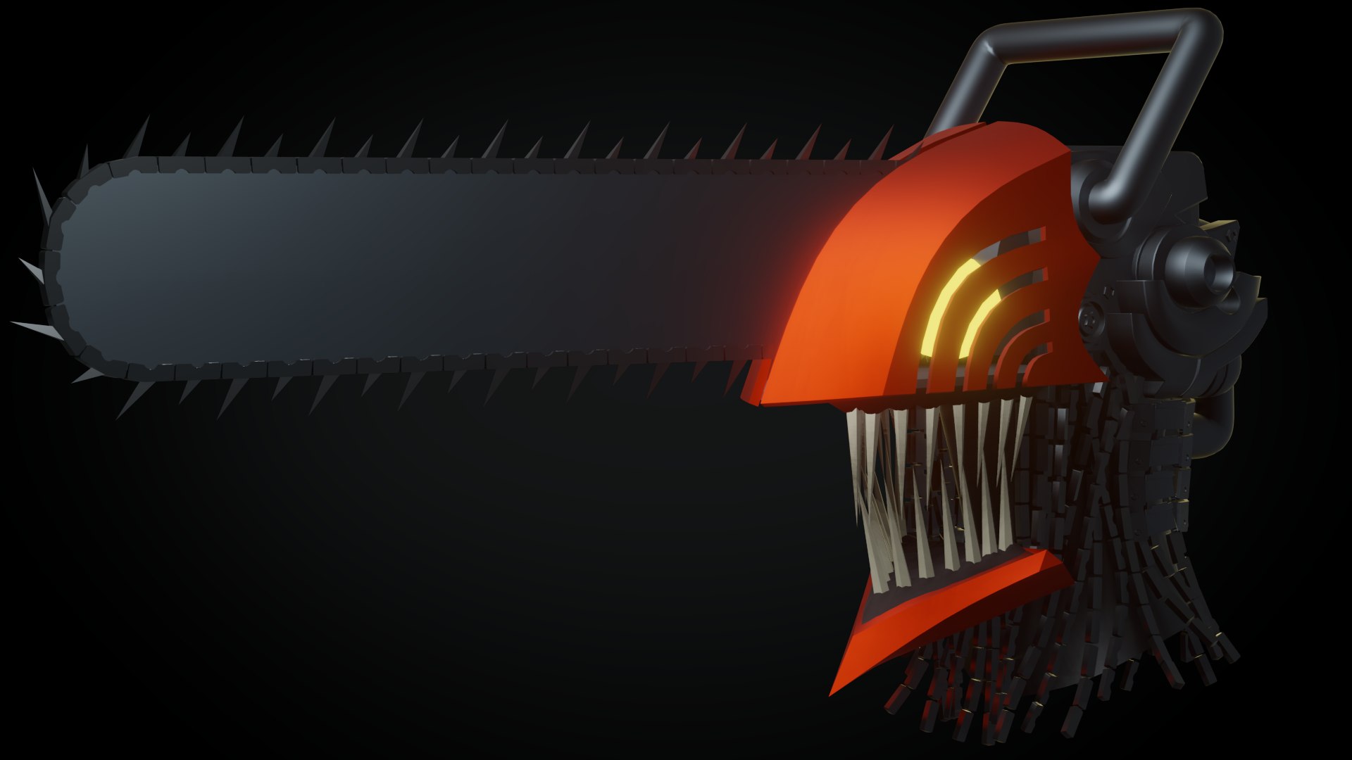 3D Model Chainsaw Man Head - TurboSquid 2190050