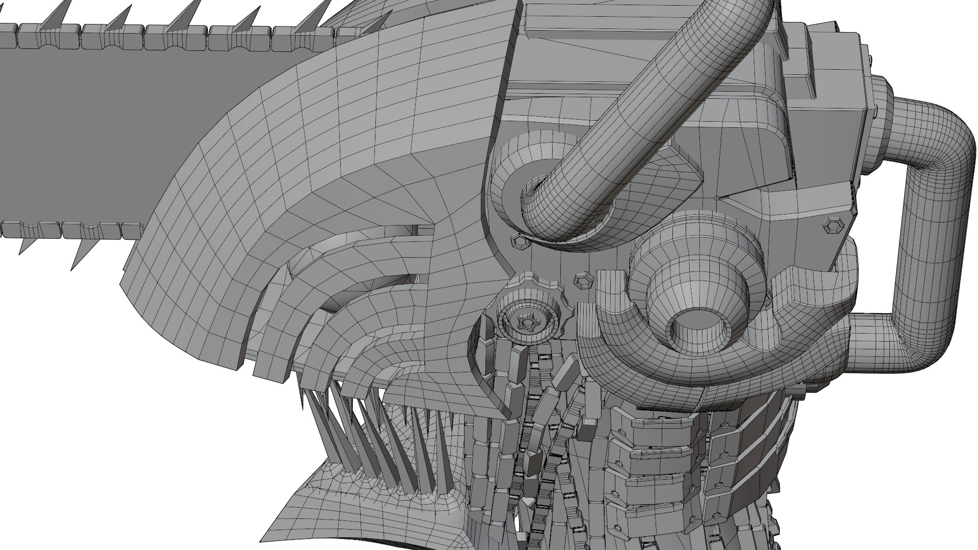 3D Model Chainsaw Man Head - TurboSquid 2190050