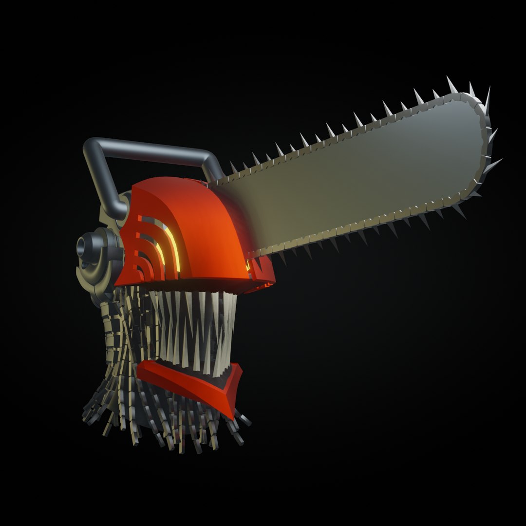 3D Model Chainsaw Man Head - TurboSquid 2190050