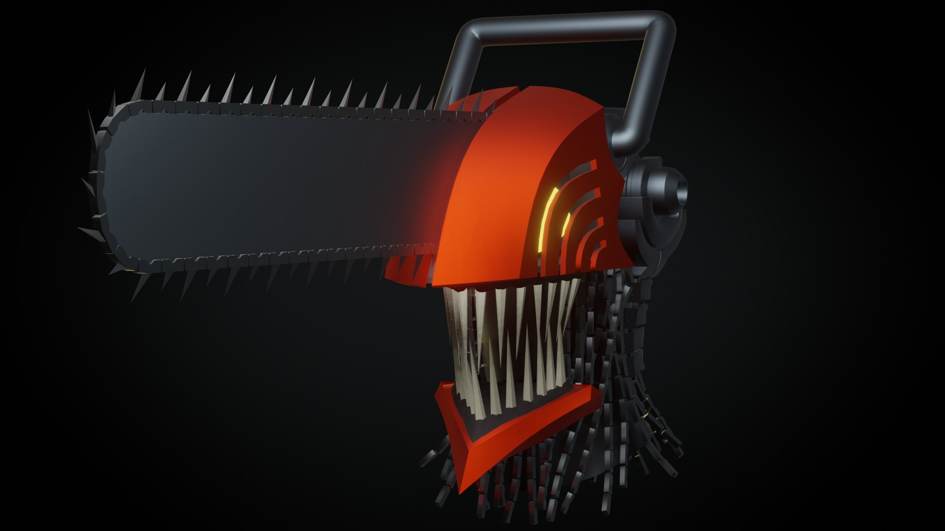 3D Model Chainsaw Man Head - TurboSquid 2190050