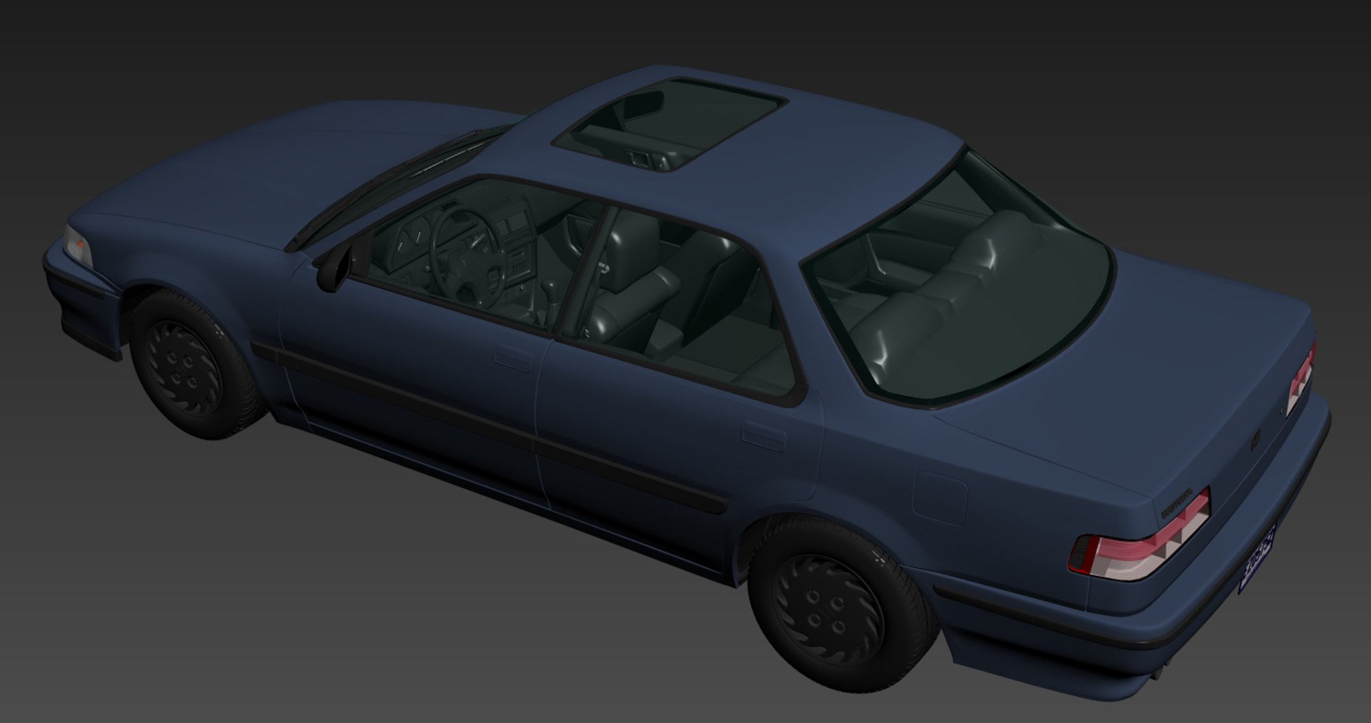 3D Honda Integra 1990 Model - TurboSquid 2080232