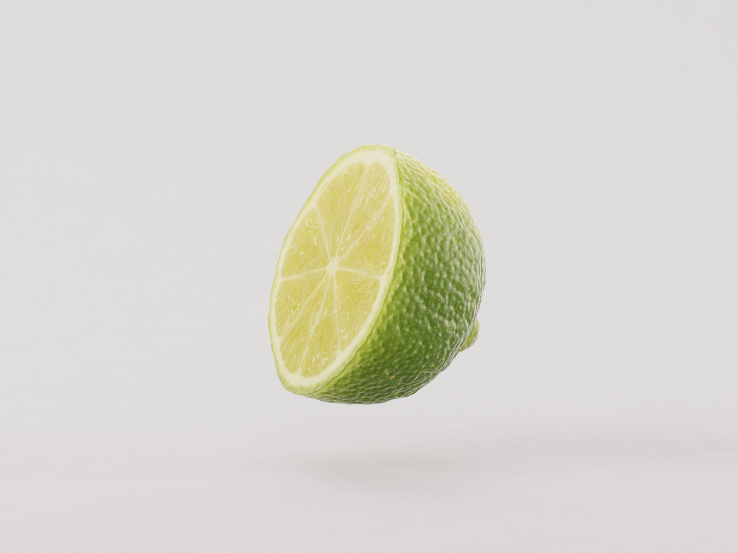 Half Cut Lime 3D Model - TurboSquid 2417816