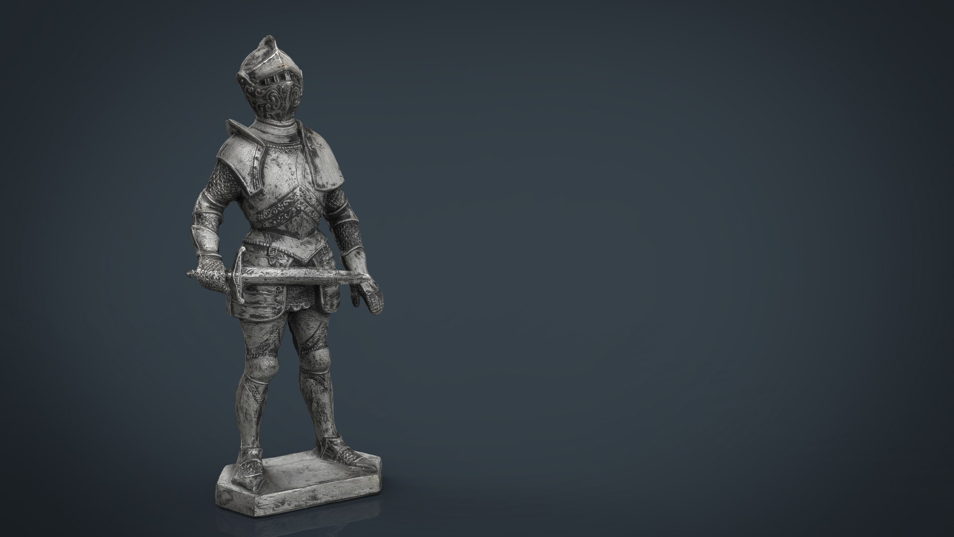 Medieval Knight 3d Model