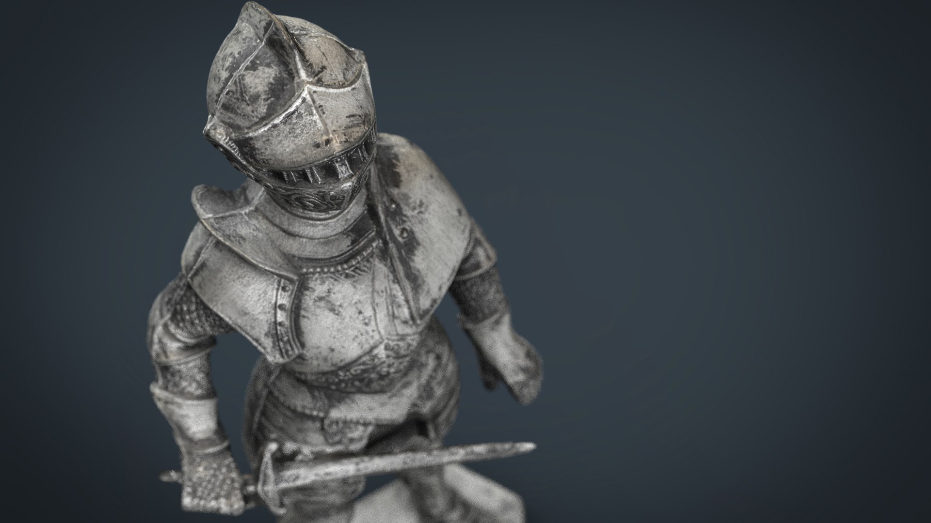 Medieval Knight 3d Model