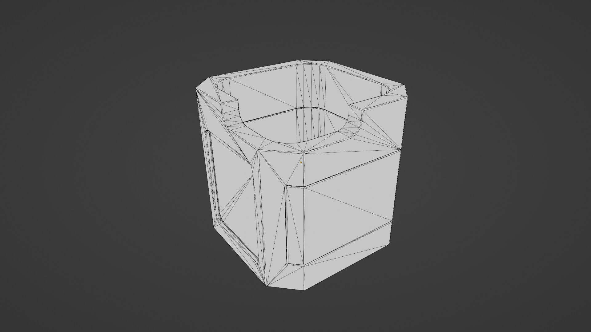 3D Low Poly Sci-fi Recycling Bin - TurboSquid 2153675