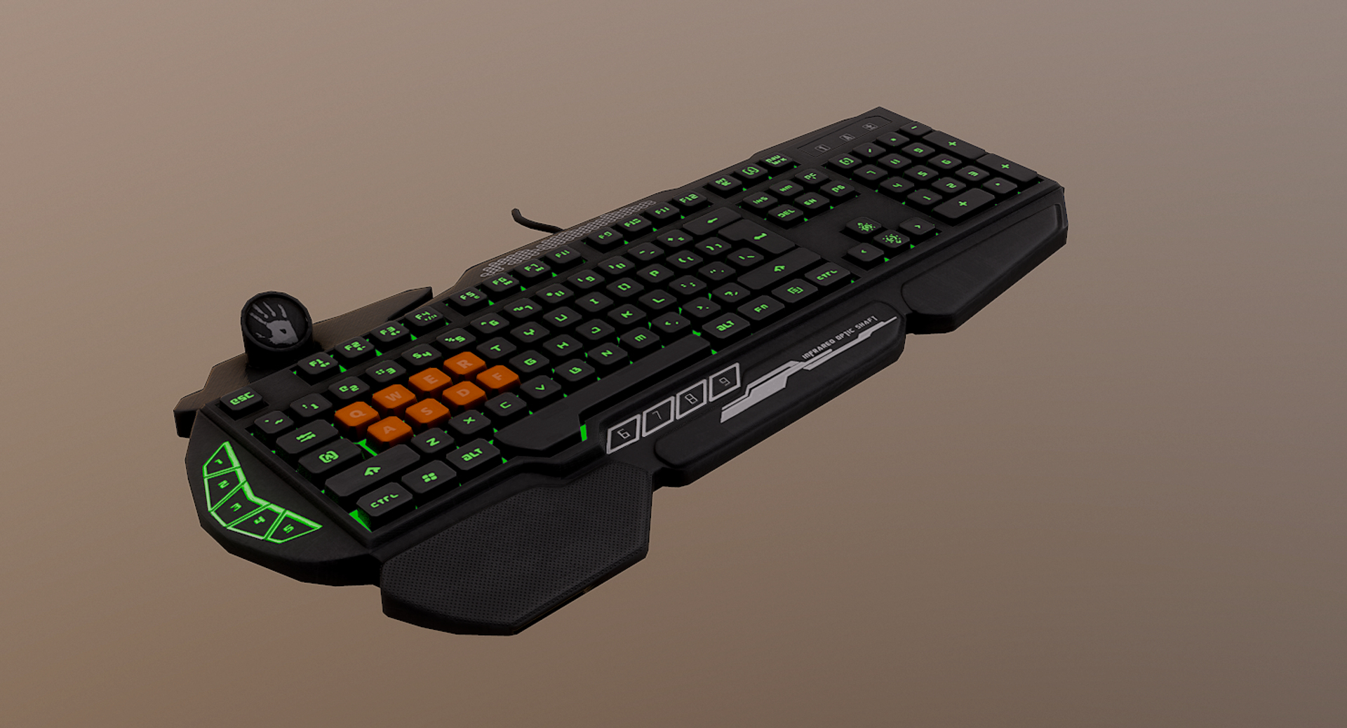 3D A4tech Bloody B318 Keyboard - TurboSquid 1262439