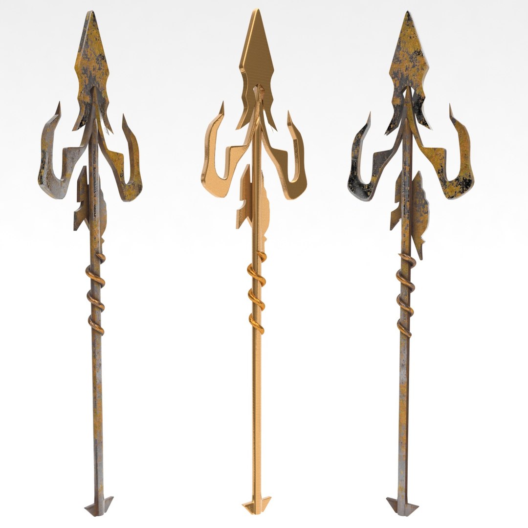 3D model trident of Neptune - TurboSquid 1717599