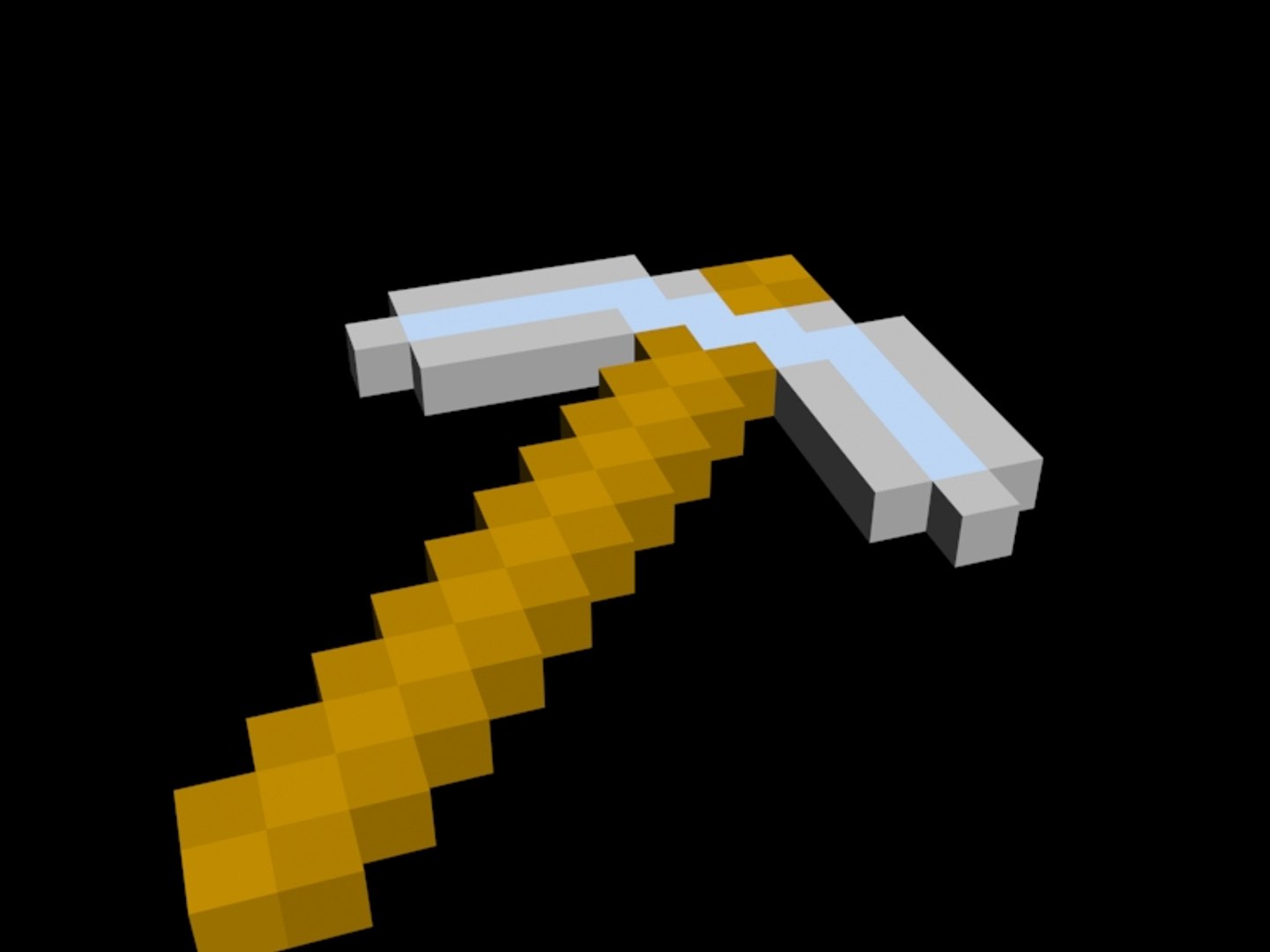 Pickaxe Minecraft 3d Model