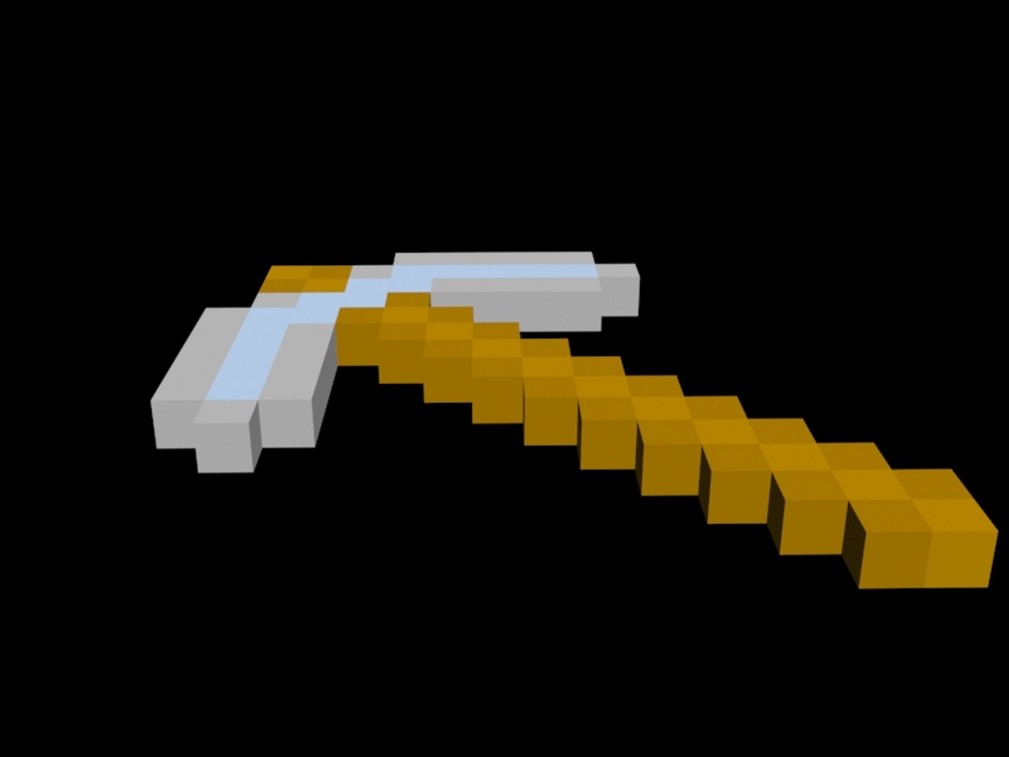Pickaxe Minecraft 3d Model