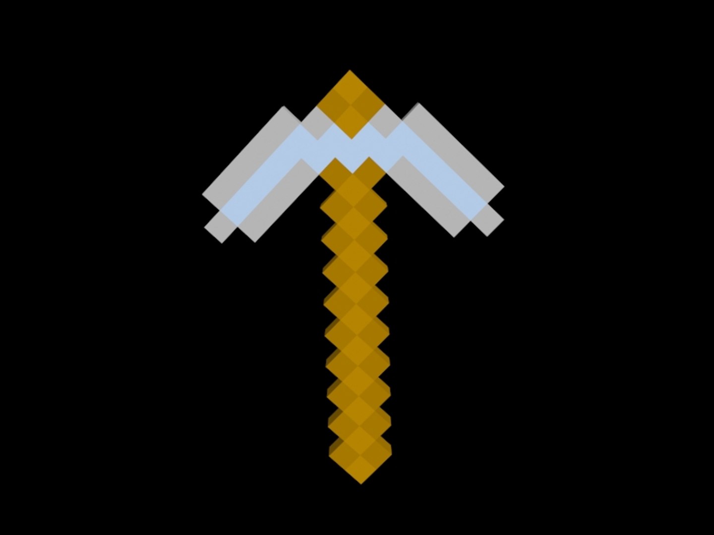 Pickaxe Minecraft 3d Model