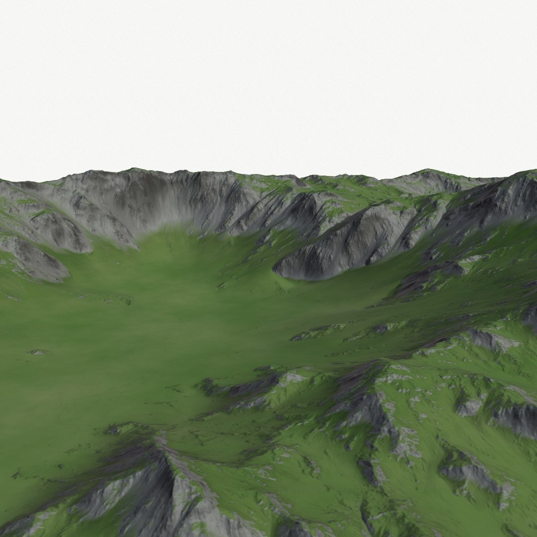 Land landscape scape 3D model - TurboSquid 1371520