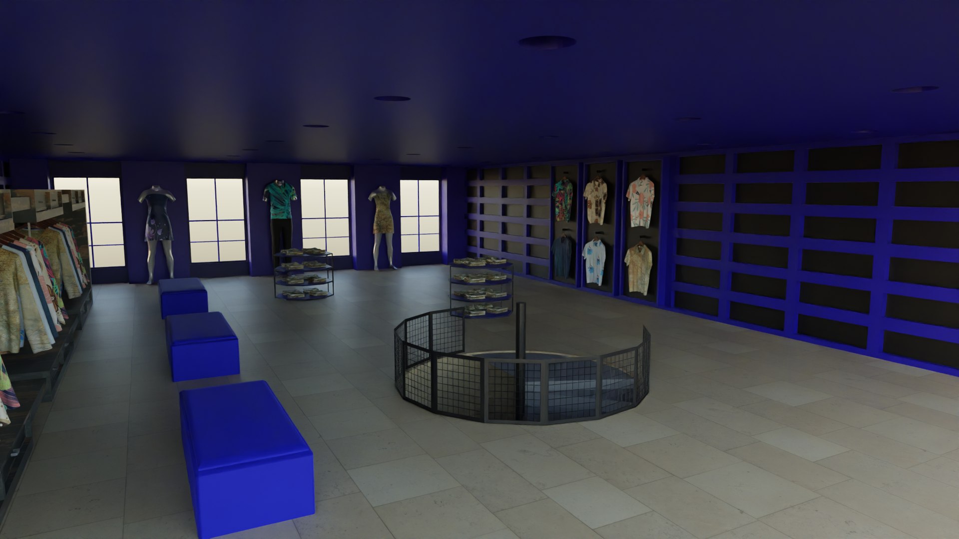 3D Clothing Store interior model - TurboSquid 2157400