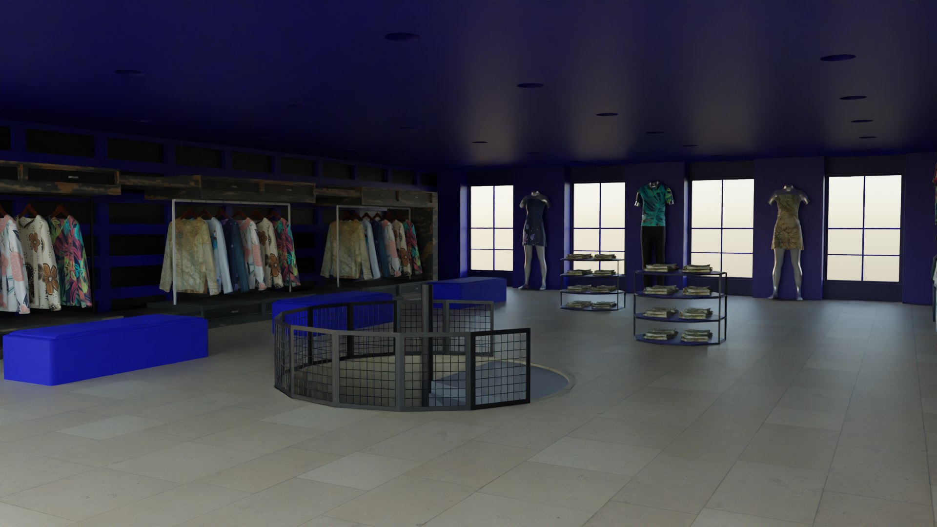 3D Clothing Store interior model - TurboSquid 2157400